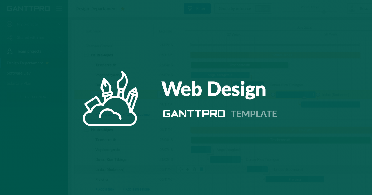 Web Design Website Project Plan Template For Web Designers